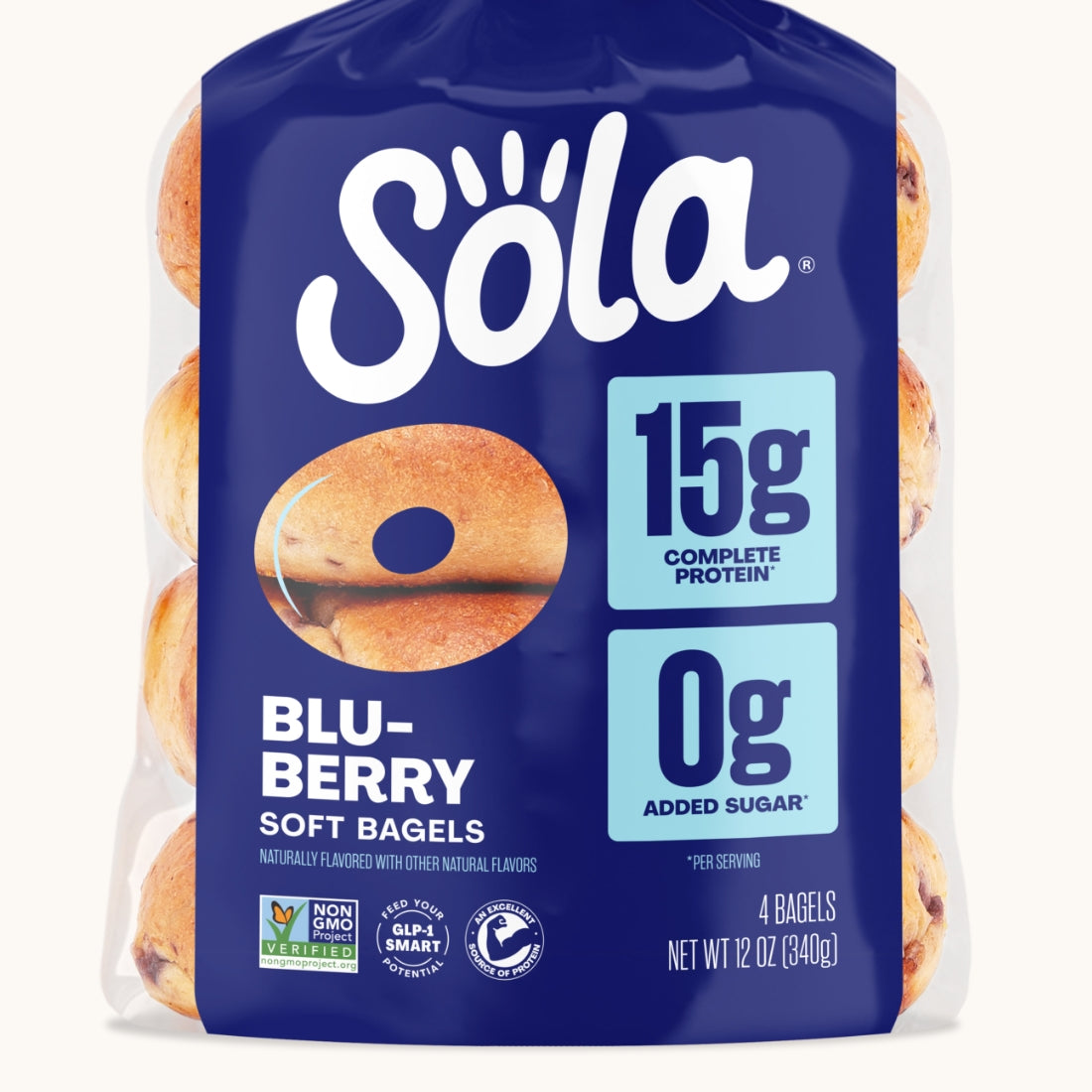 Sola Blu-Berry Low Carb Bagels
