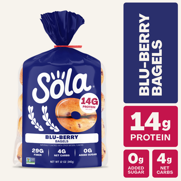 Sola Blu-Berry Low Carb Bagels