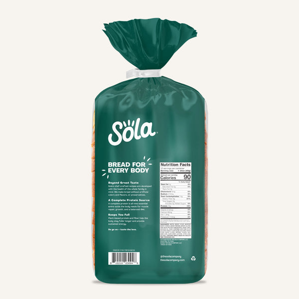 Plant-Based Protein Bread – Low-Carb, High Fiber & Sugar-Free – The Sola Company